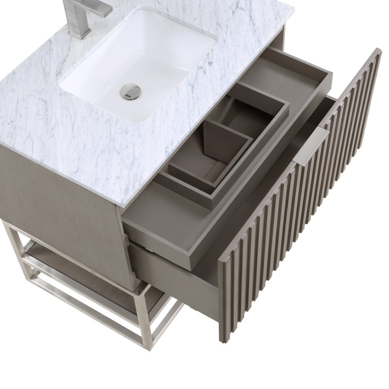 Bemma Terra 36'' Single Bathroom Vanity with Top & Reviews | Wayfair