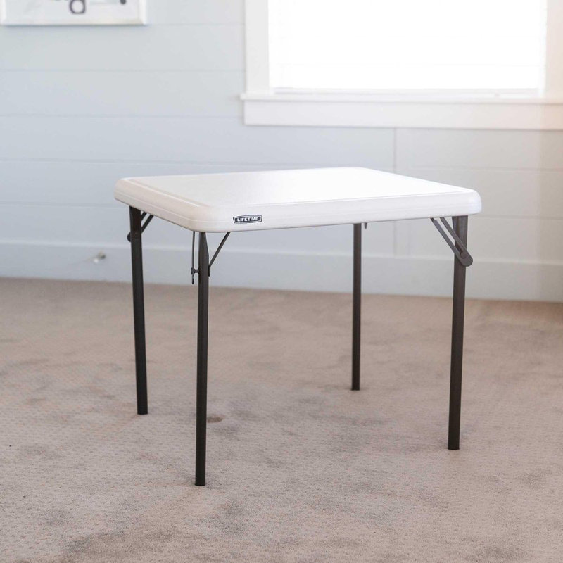 Lifetime 24" Plastic Square Portable Folding Table & Reviews | Wayfair