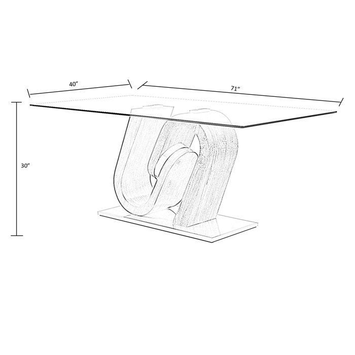 Wrought Studio Allista Dining Table & Reviews | Wayfair