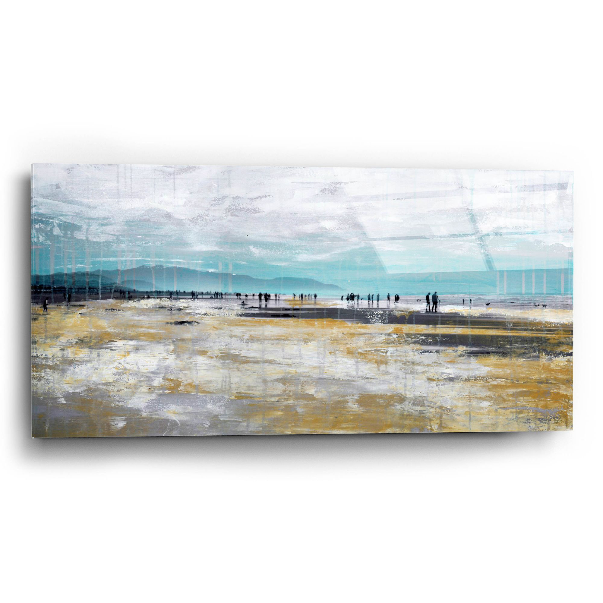 Dovecove ' Beach III' By Incado, Acrylic Glass Wall Art, 48"X24 ...