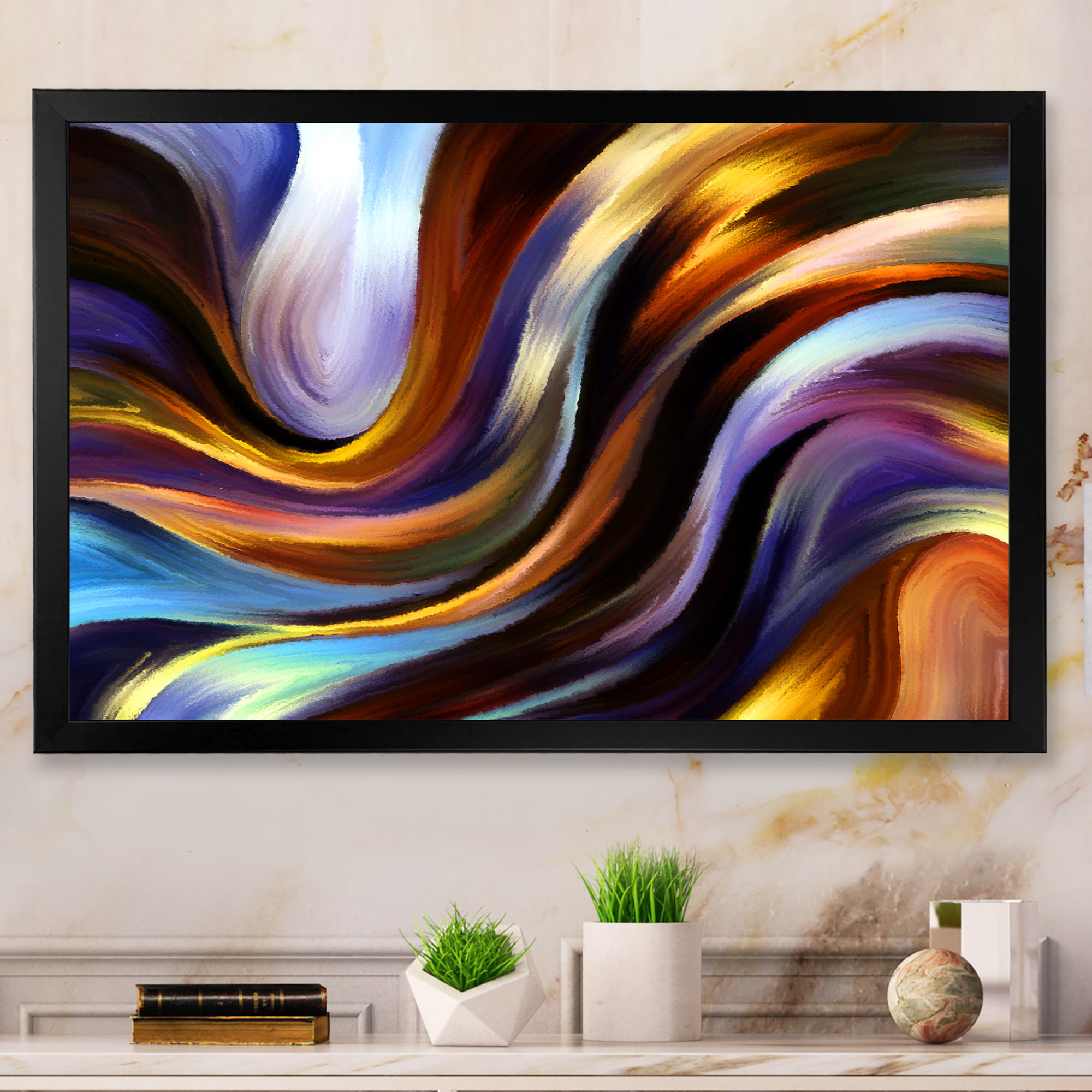 Wrought Studio™ Realms of Inner Ii III - Picture Frame Print on Canvas ...