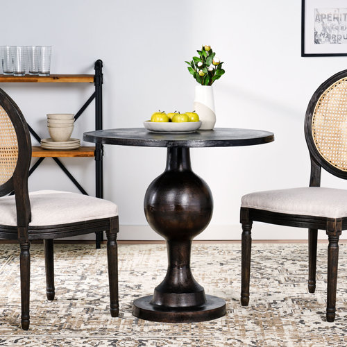 Williston Forge Bramall Round Metal Dining Table & Reviews | Wayfair