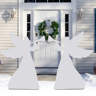 The Holiday Aisle® Jacgueline 36in White PVC Angel Garden Angel ...