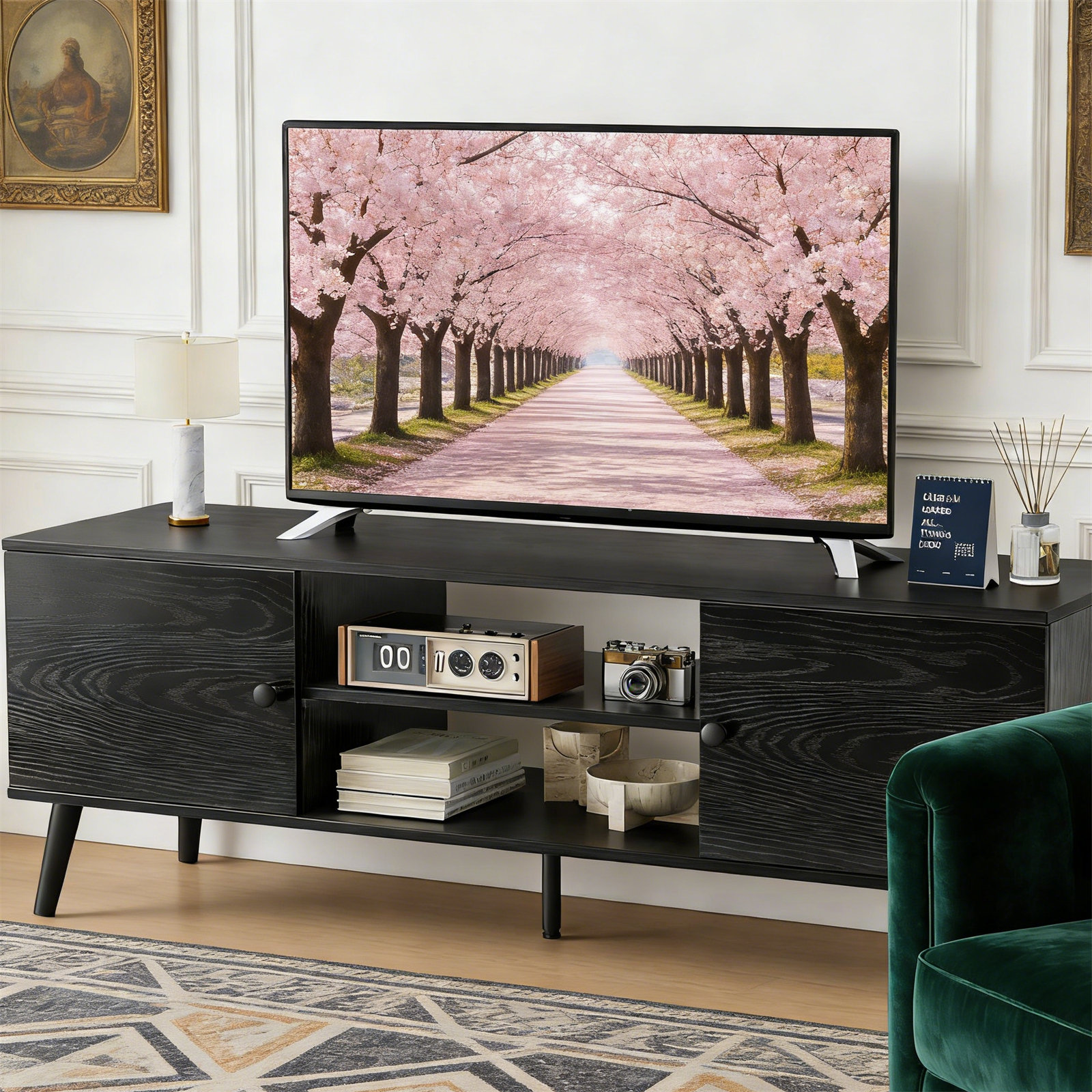 George Oliver Sweet And Crispy TV Stand, Modern Medieval Entertainment ...