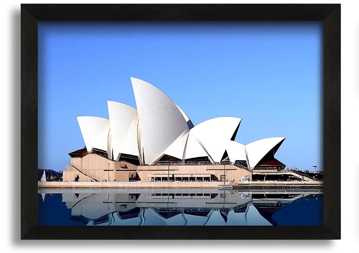 Ebern Designs Sydney Opera House Australia - Picture Frame Photograph ...