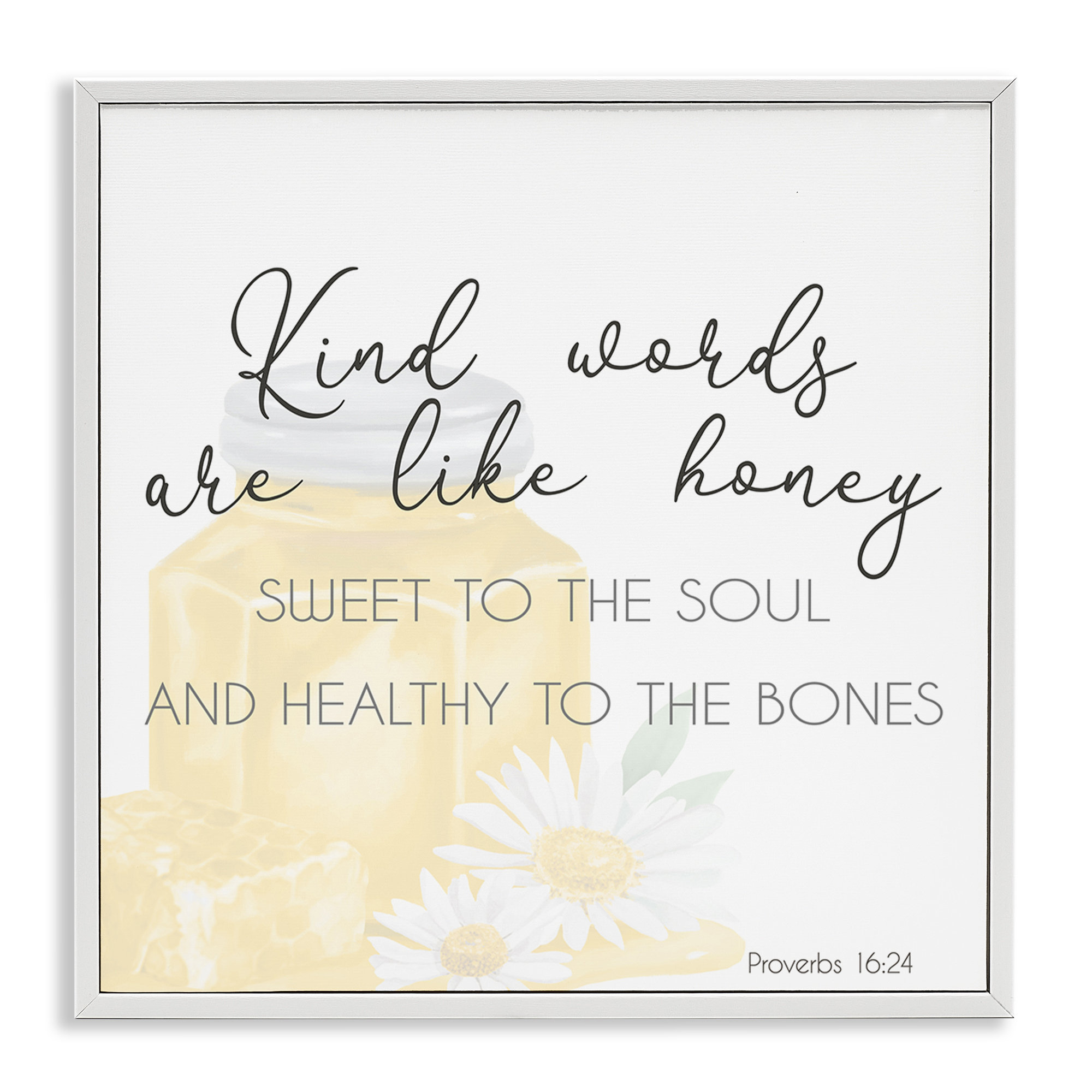 Ophelia & Co. Kind Words Like Honey Framed Giclee Art by Lucca Sheppard ...