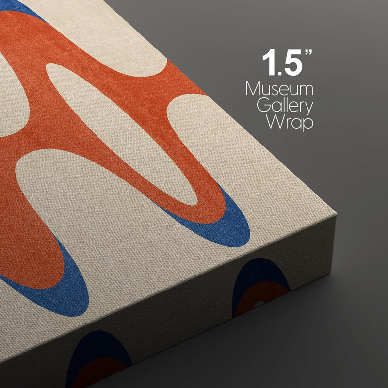 IDEA4WALL Polygon Collage On Canvas 2 Pieces Print | Wayfair