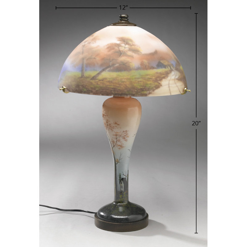 AA Importing Reverse Painted 20" Table Lamp | Wayfair