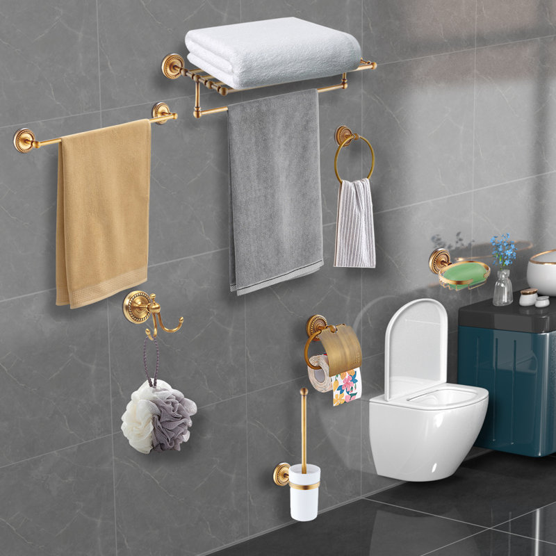 YXSUN Gold Wall Mounted Towel Racks & Reviews - Wayfair Canada
