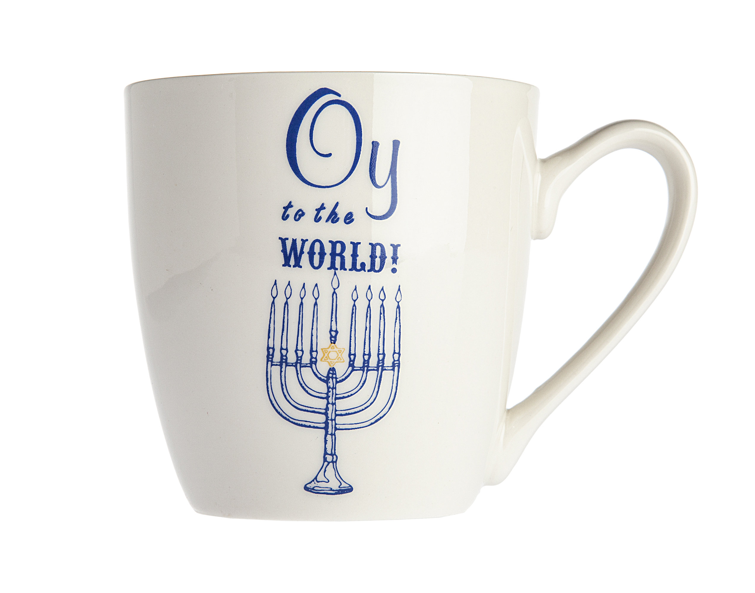 Godinger Silver Art Co Godinger Oy Hanukkah Coffee Mug 16 oz & Reviews ...