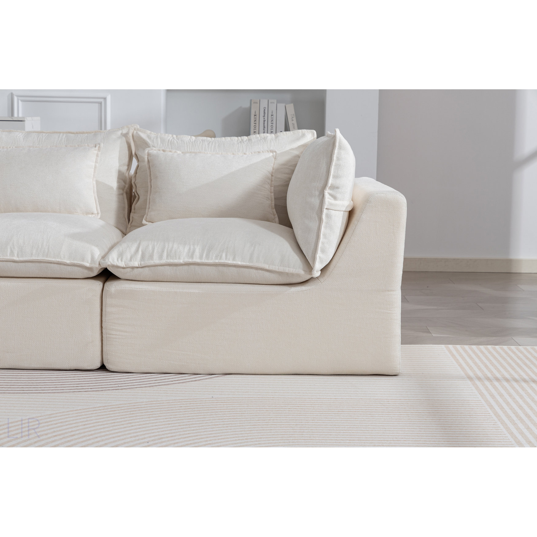 Wrought Studio™ 74.8 Inch Width Cloud Couch Modular Sectional Sofa With ...