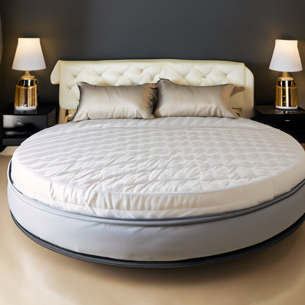 MIELMOON Lofty 7" Round Mattress for an Entertainment Room High-Density ...