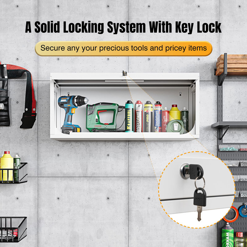 WFX Utility™ Steel Garage Storage Cabinet (14 "H X 32" W X 13 "D) With ...