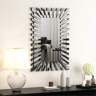 Mercer41 Exquisite Wall Mirror With Artistic Frame For Enhancing Room ...