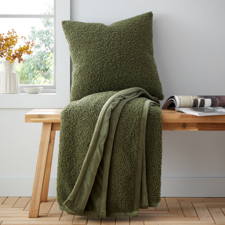 Catherine Lansfield So Soft Velvet Boucle Blanket Throw | Wayfair.co.uk