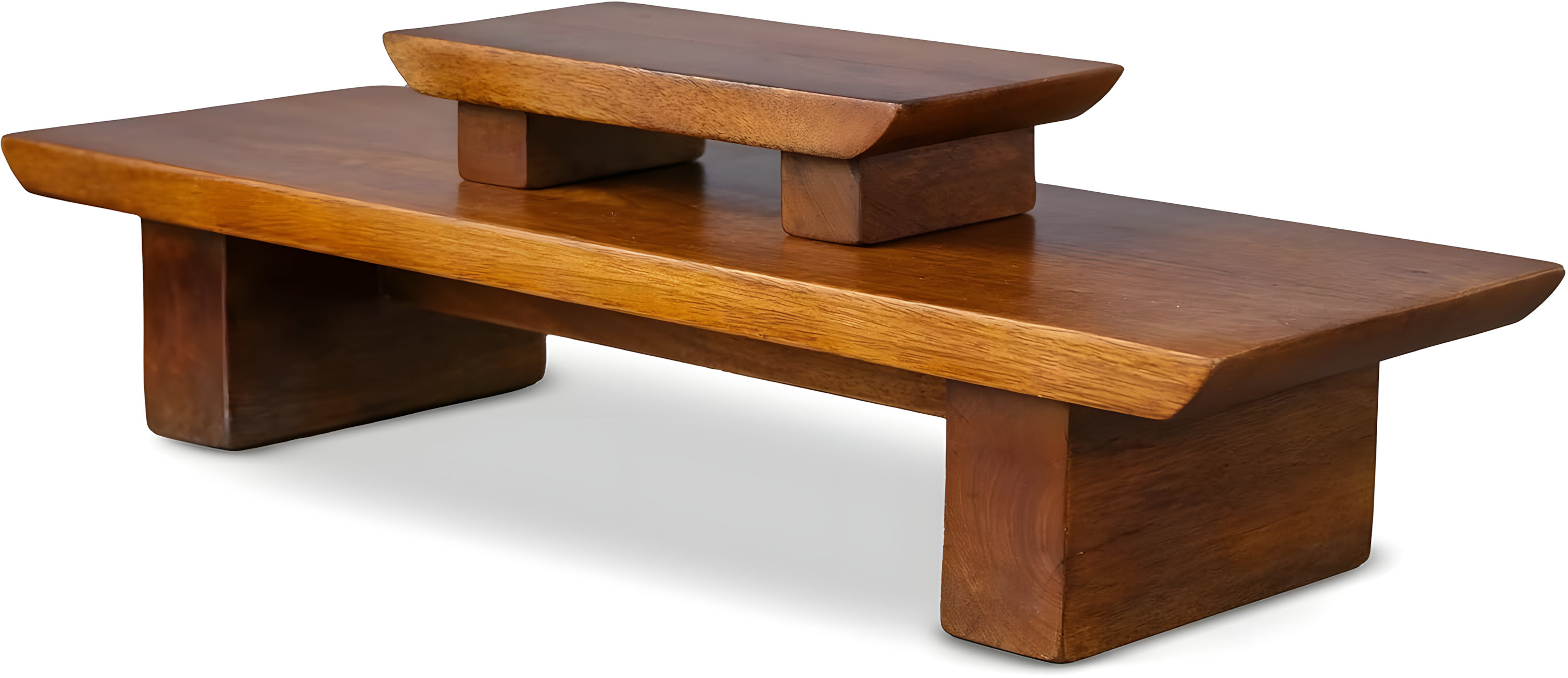 Corrigan Studio Handmade Two-Tier Meditation Altar Table - Solid Mango ...
