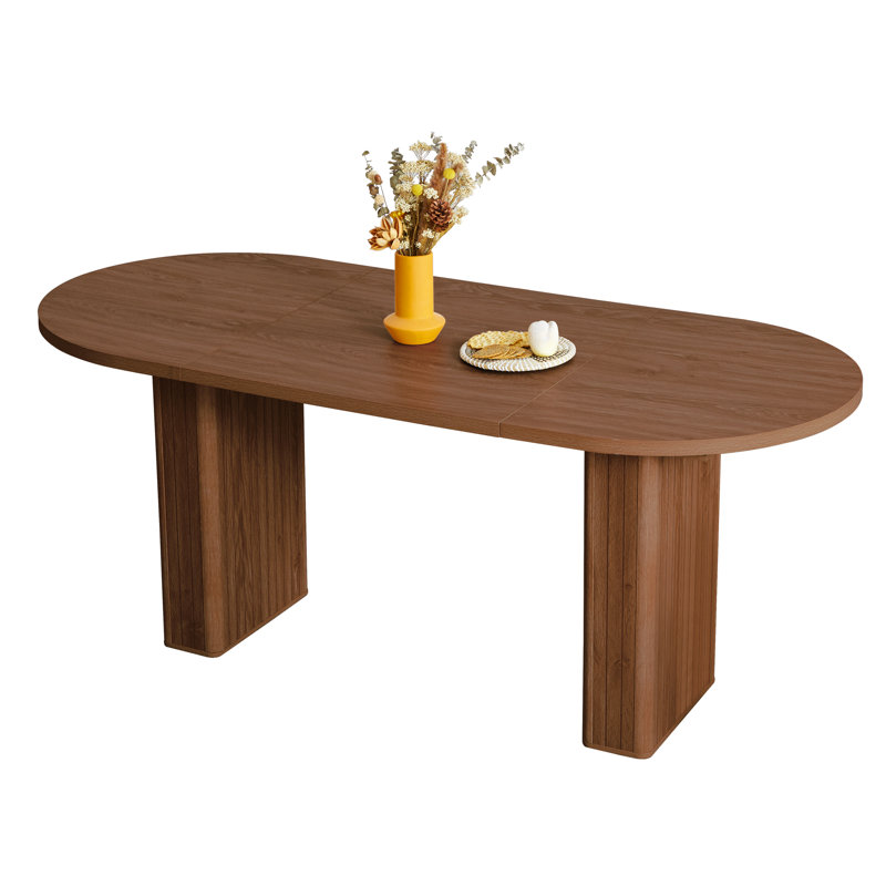 Millwood Pines Dilakshan Oval 70.86'' L x 31.49'' W Dining Table ...