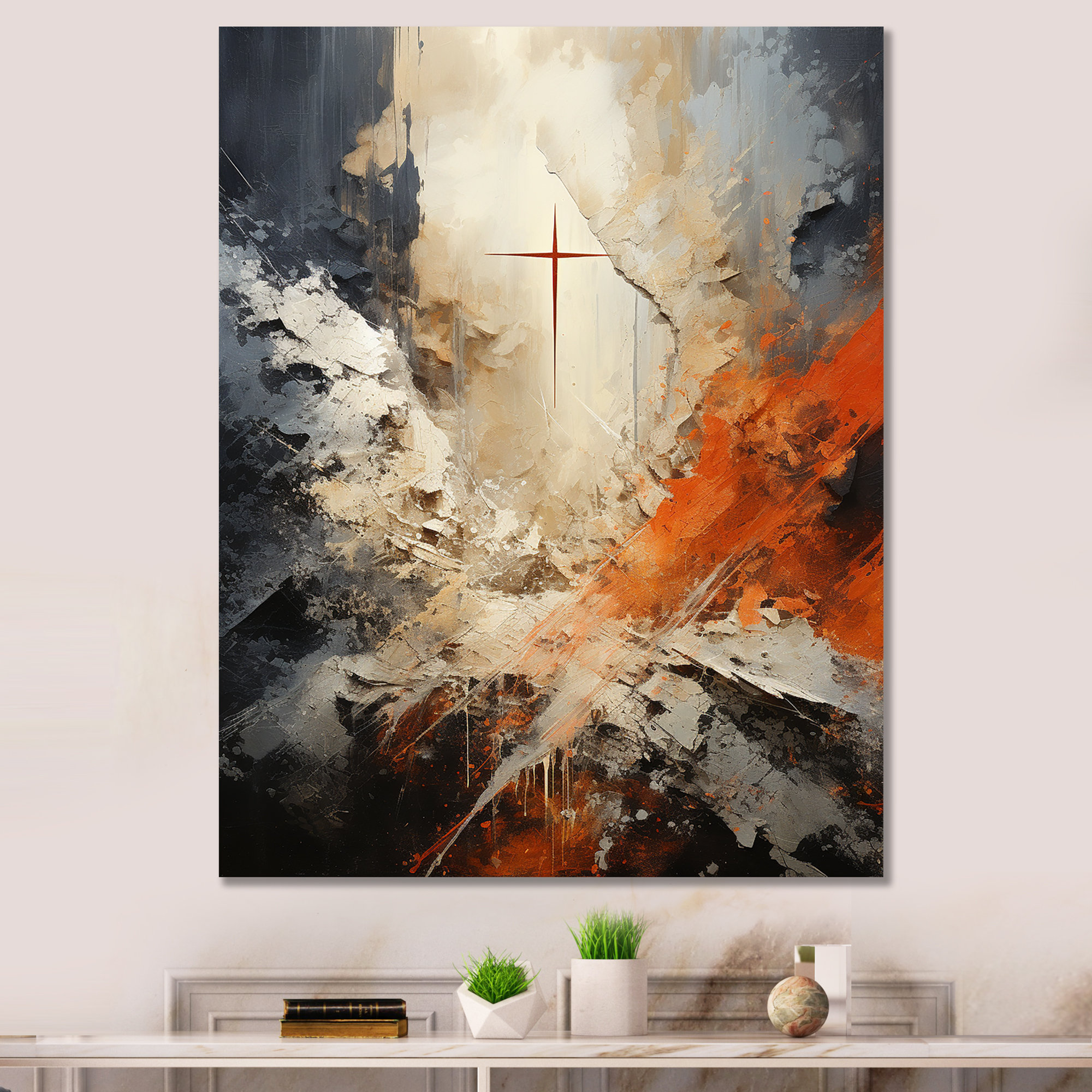 Design Art Minimalism Christianity Cross Dream - Christianity Wall Art ...