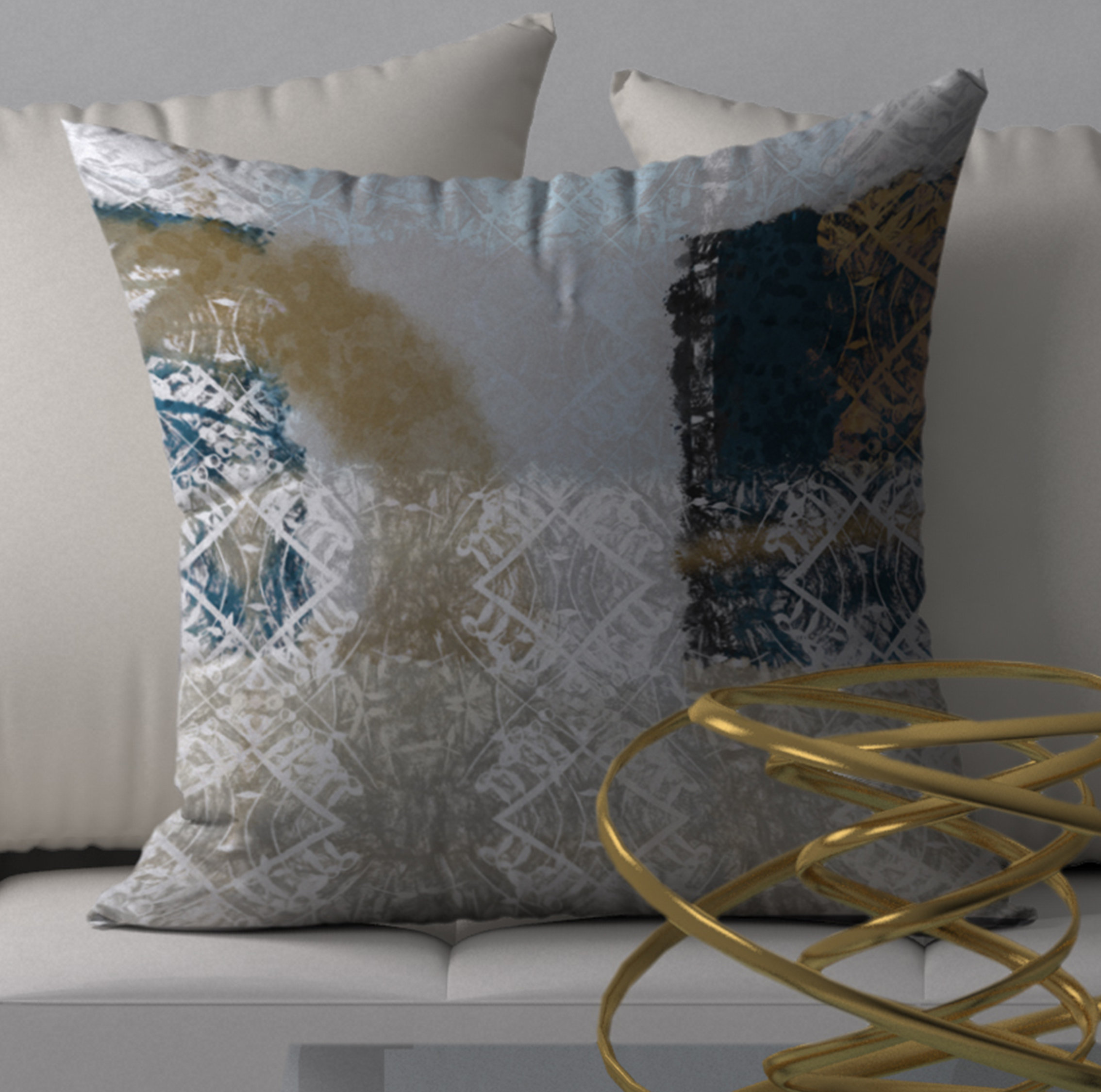 LeRoi Products Wow Beaming Decorative Square Pillow Cover & Insert ...