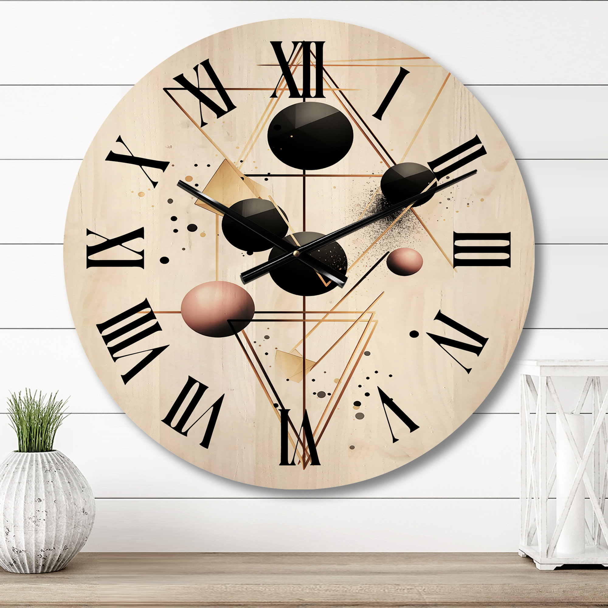 East Urban Home Enigma Boho Chic Circular Abstract - Modern Geometric ...