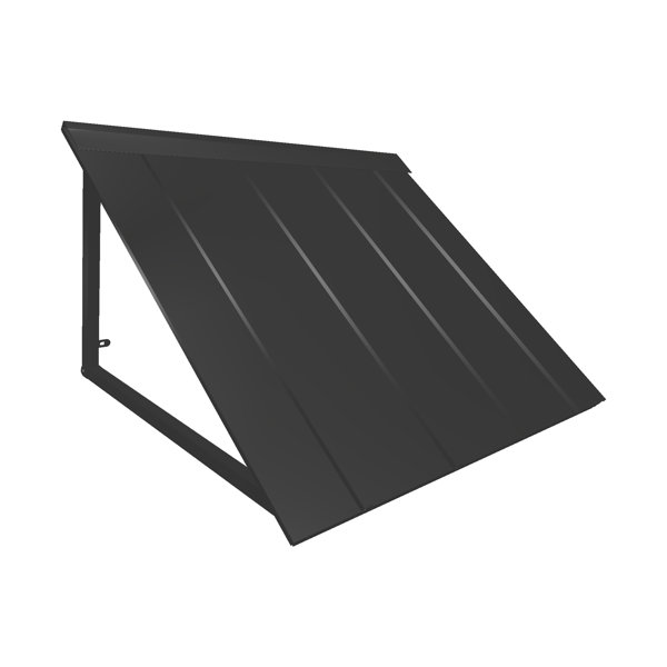 Awntech Houstonian Standing Seam Metal Fixed Awning & Reviews | Wayfair