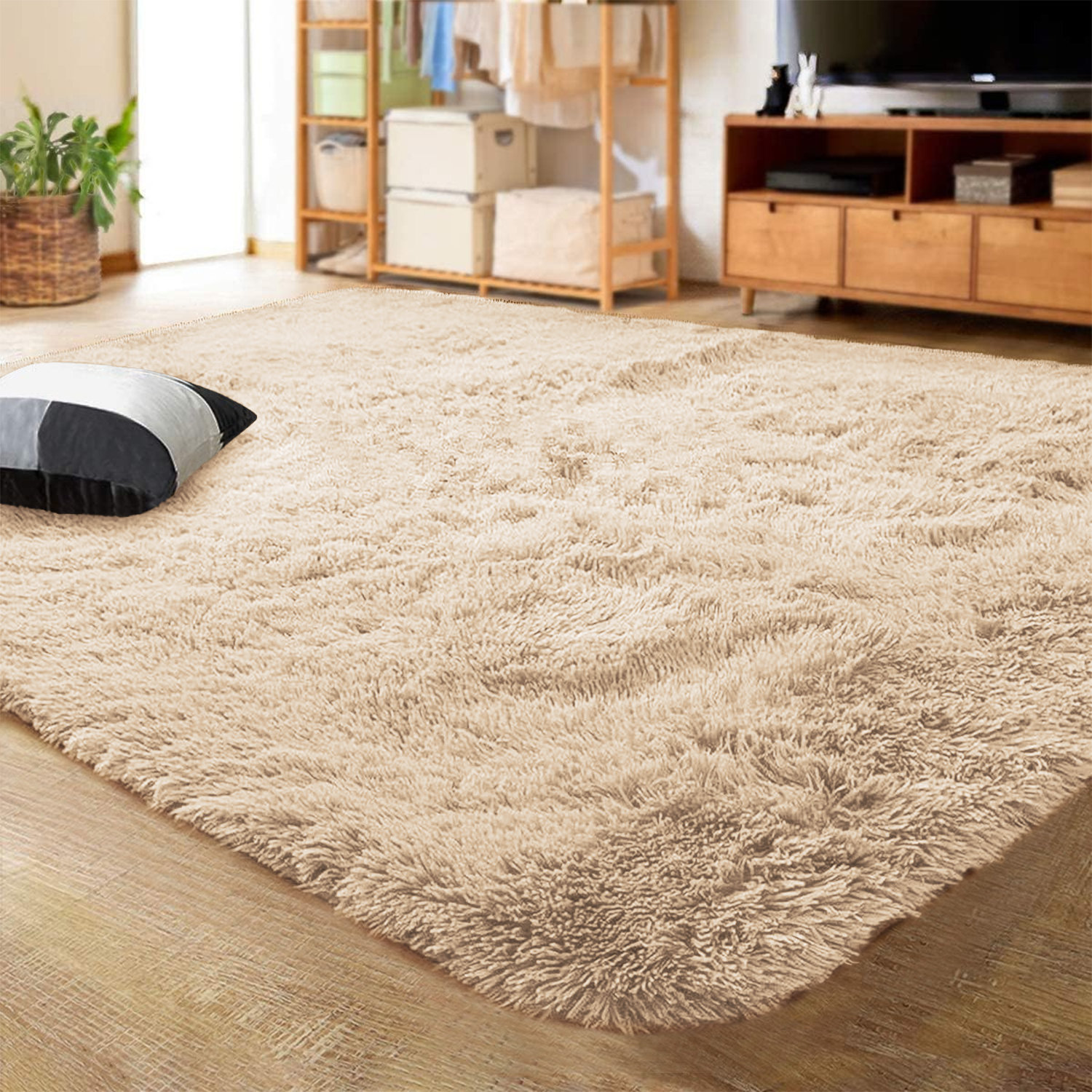 Mercer41 Soft Fluffy Indoor/Outdoor Shaggy Area Rug – Luxurious Comfort ...