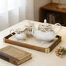 Astoria Grand 21-Piece Bone China Tea Set With Teapot, English Floral ...