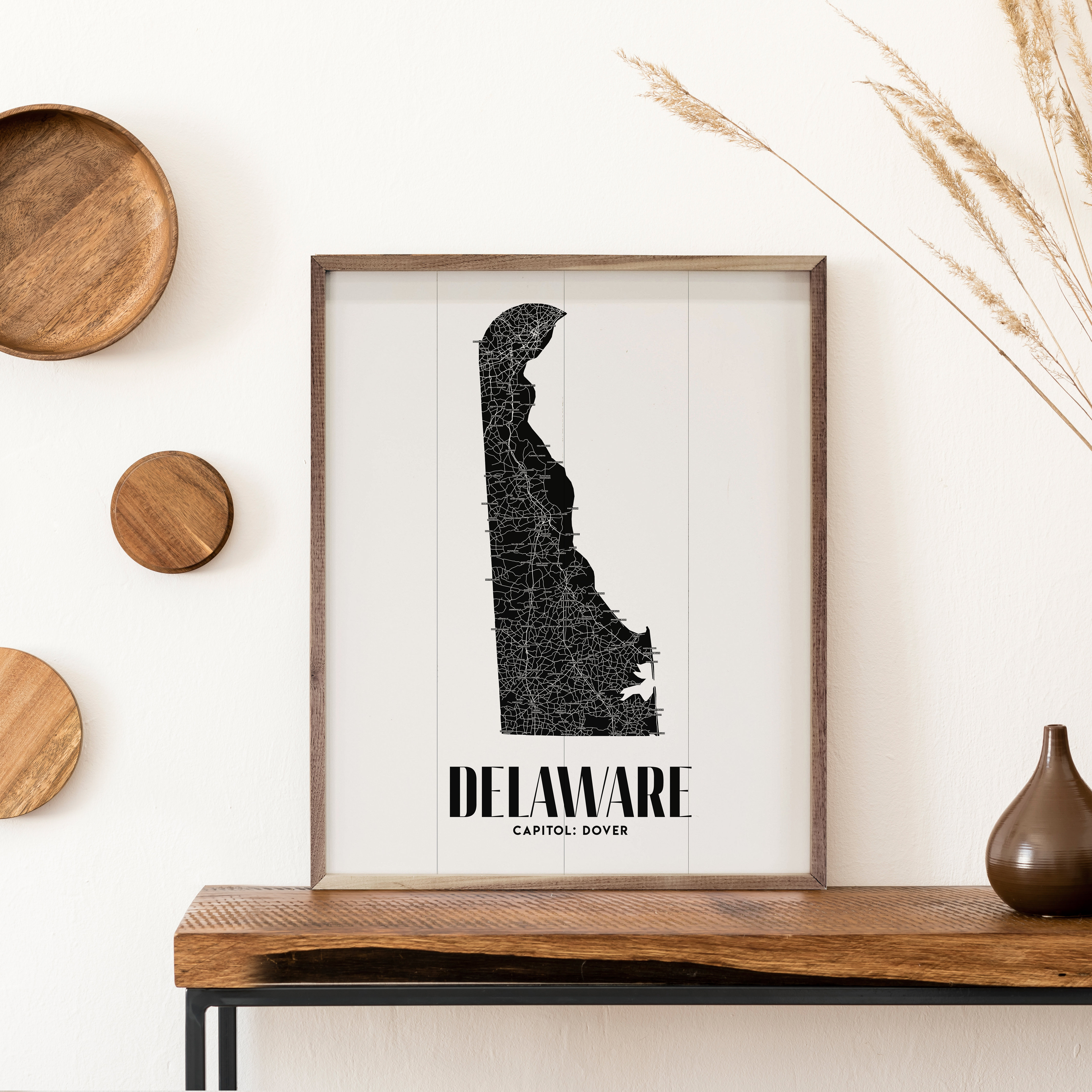 17 Stories Delaware State Print | Wayfair