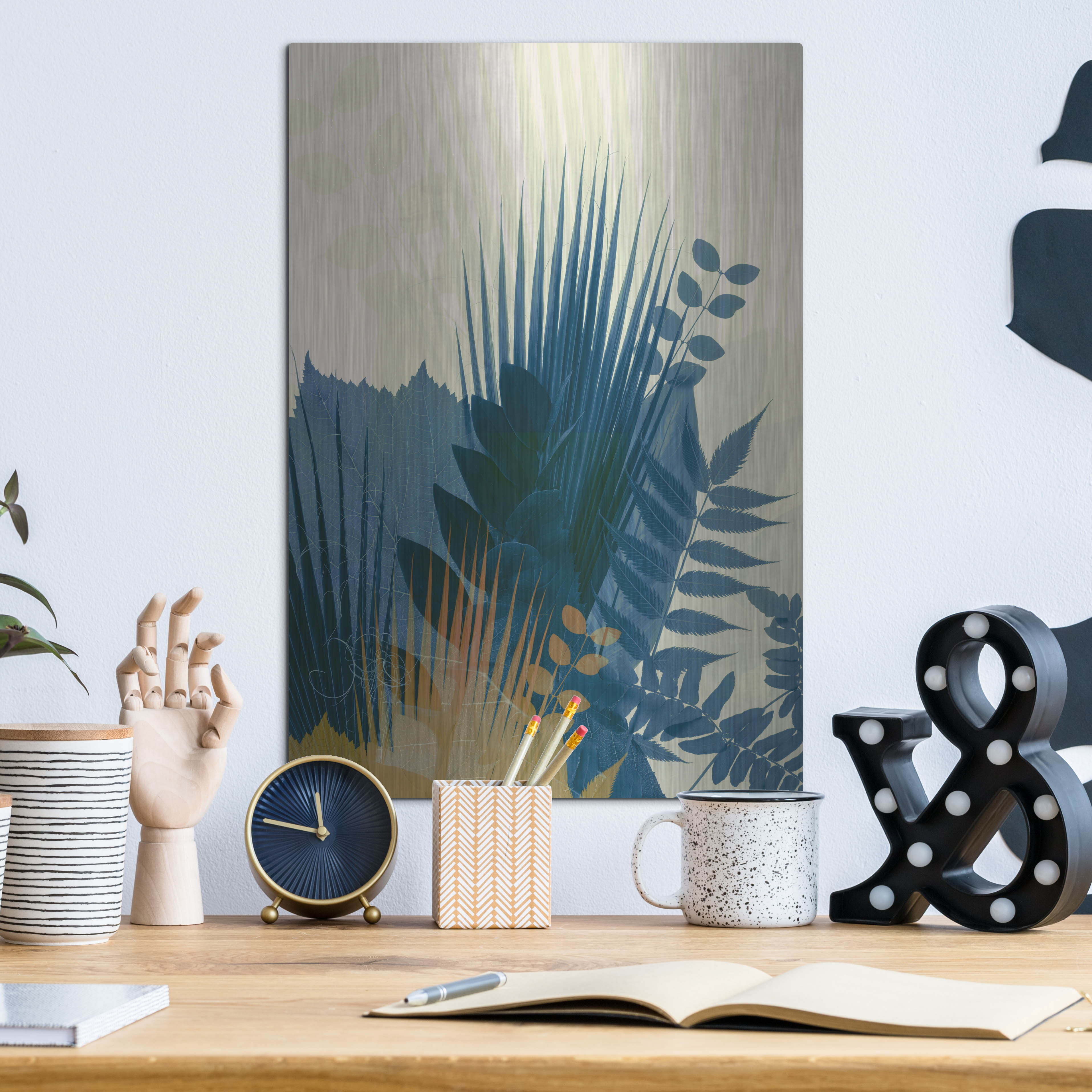 Winston Porter 'Welcome To The Jungle, Blue 1' by Ian Winstanley Metal ...