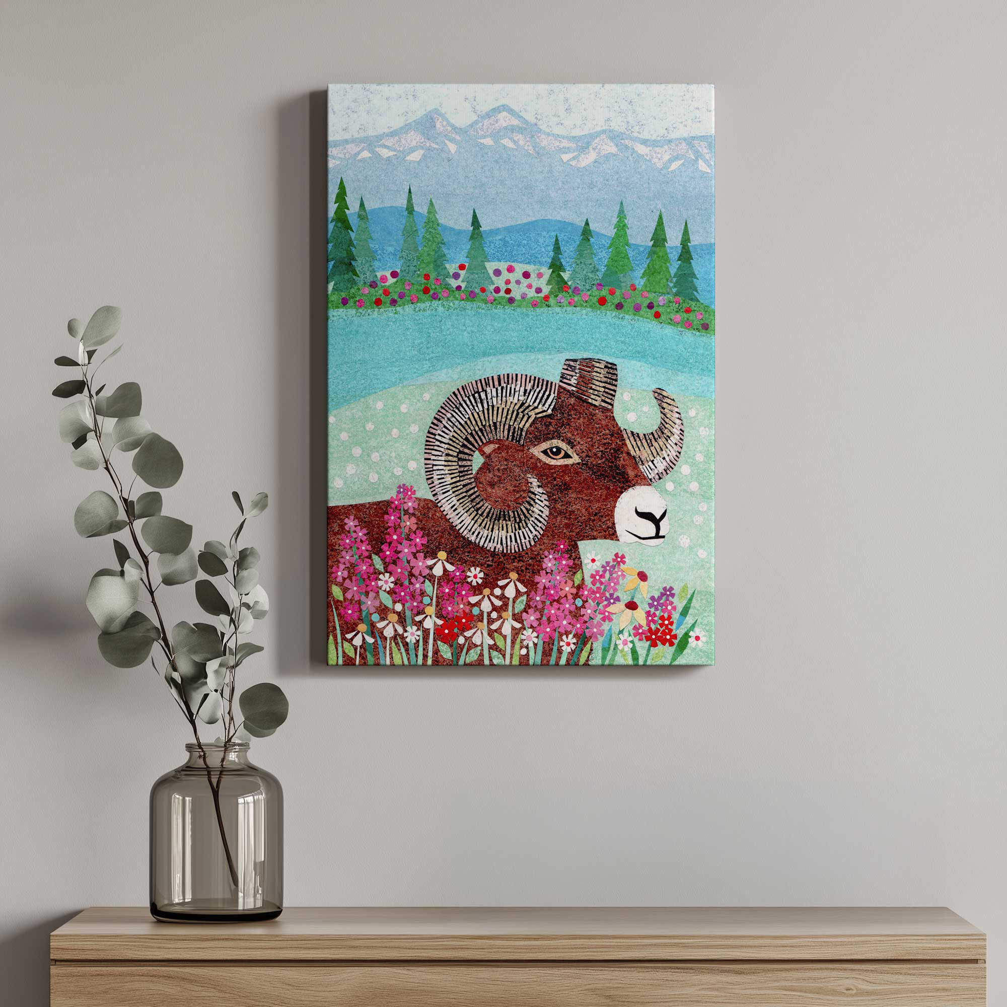 Union Rustic Wilderness Collage XV by Kim Conway Art Print | Wayfair