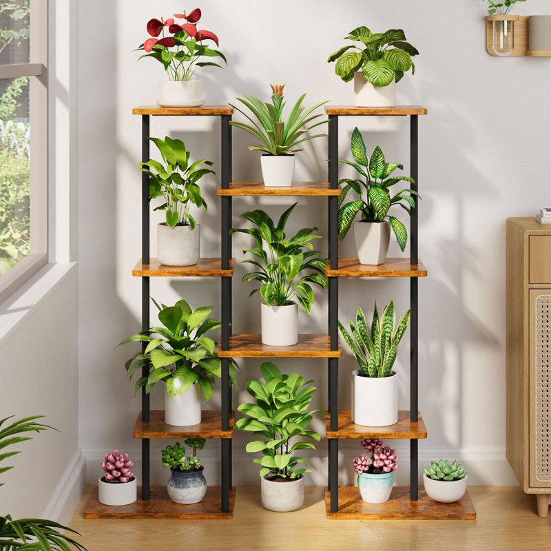 17 Stories Plant Stand Indoor With Grow Lights | Wayfair
