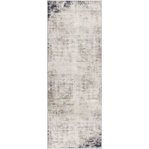 Trent Austin Design® Jemison Performance Blue/Ivory Rug & Reviews | Wayfair
