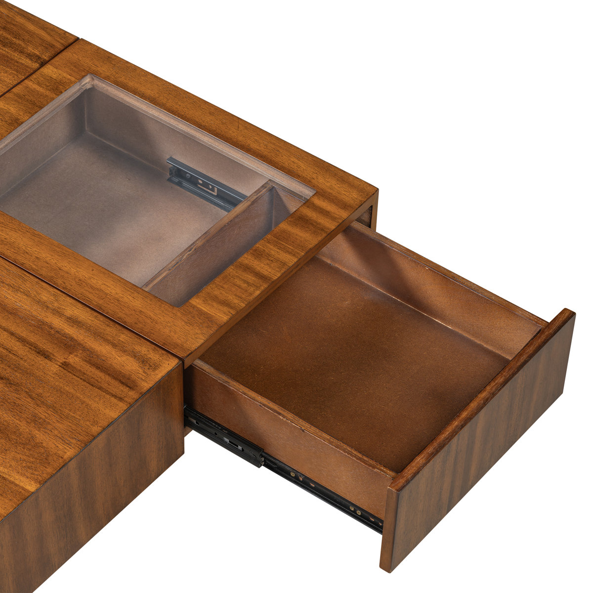 Ivy Bronx Mid-Century Modern Coffee Table - Unique Square Design With 3 ...