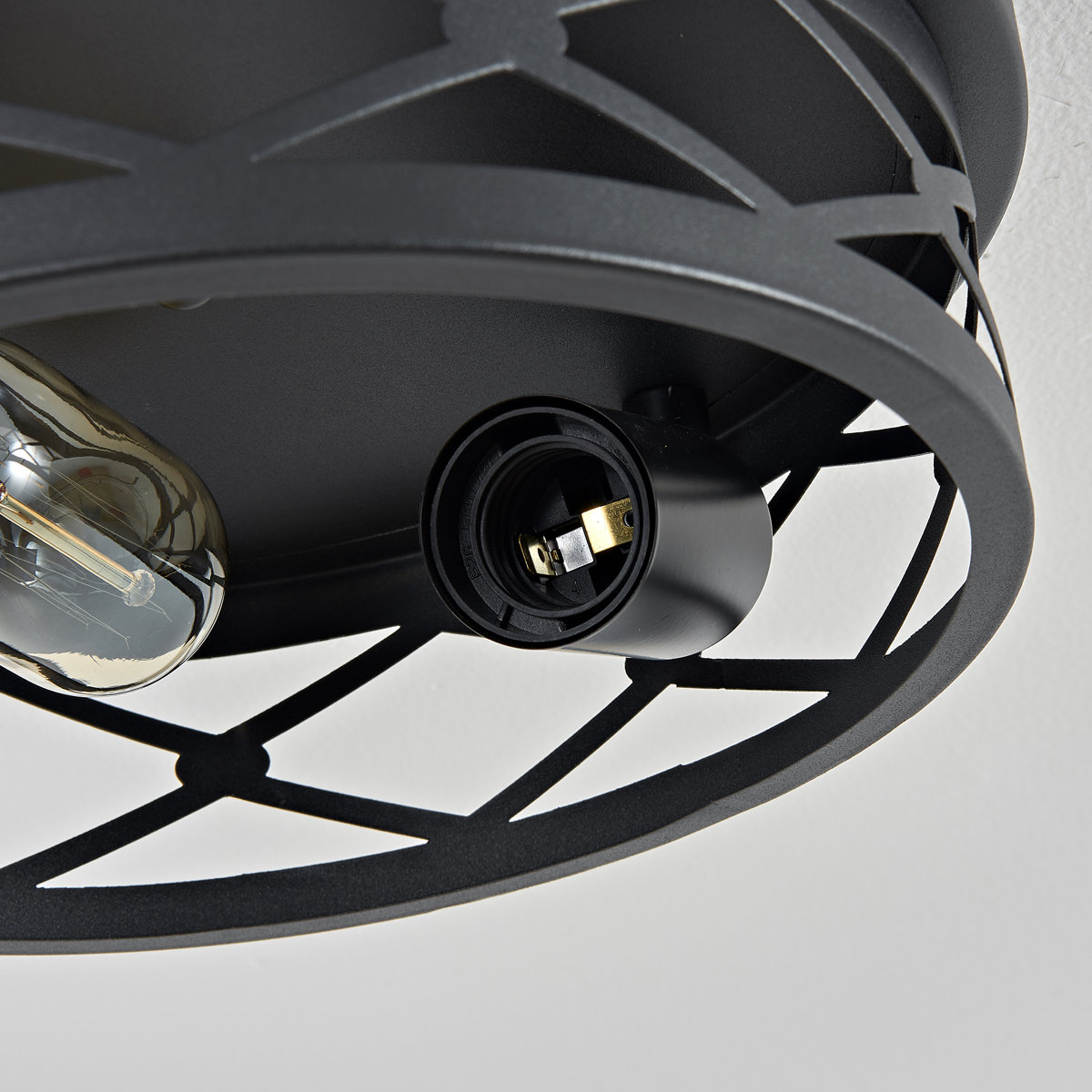 17 Stories 2 Light Farmhouse Flush Mount Ceiling Light-2 Pack (Bulbs ...