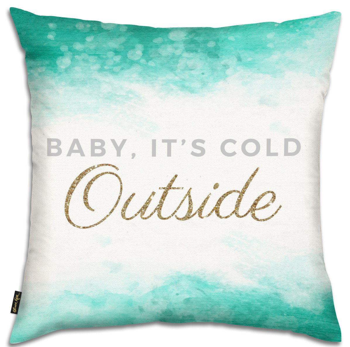 Oliver Gal Prints Its So Cold Throw Pillow | Wayfair