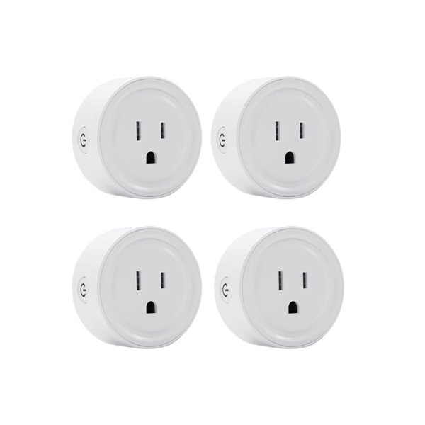 afoxsos Smart Plug Mini (4-pack) – Wi-fi Outlets Compatible With Alexa ...