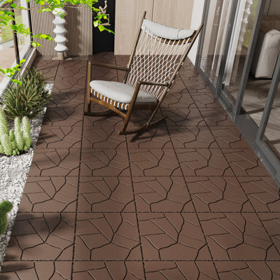 outdoor interlocking tiles