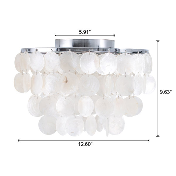 Beachcrest Home Griffithville Shell Flush Mount & Reviews - Wayfair Canada