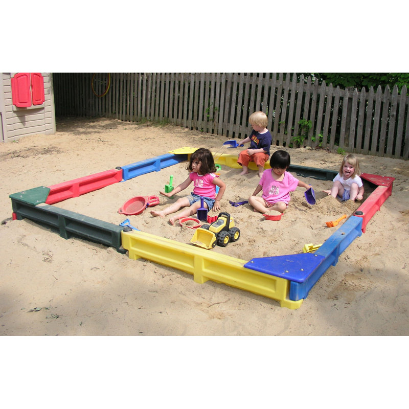 Kidstuff Playsystems, Inc. 8ft x 8ft Square Sandbox with Cover | Wayfair
