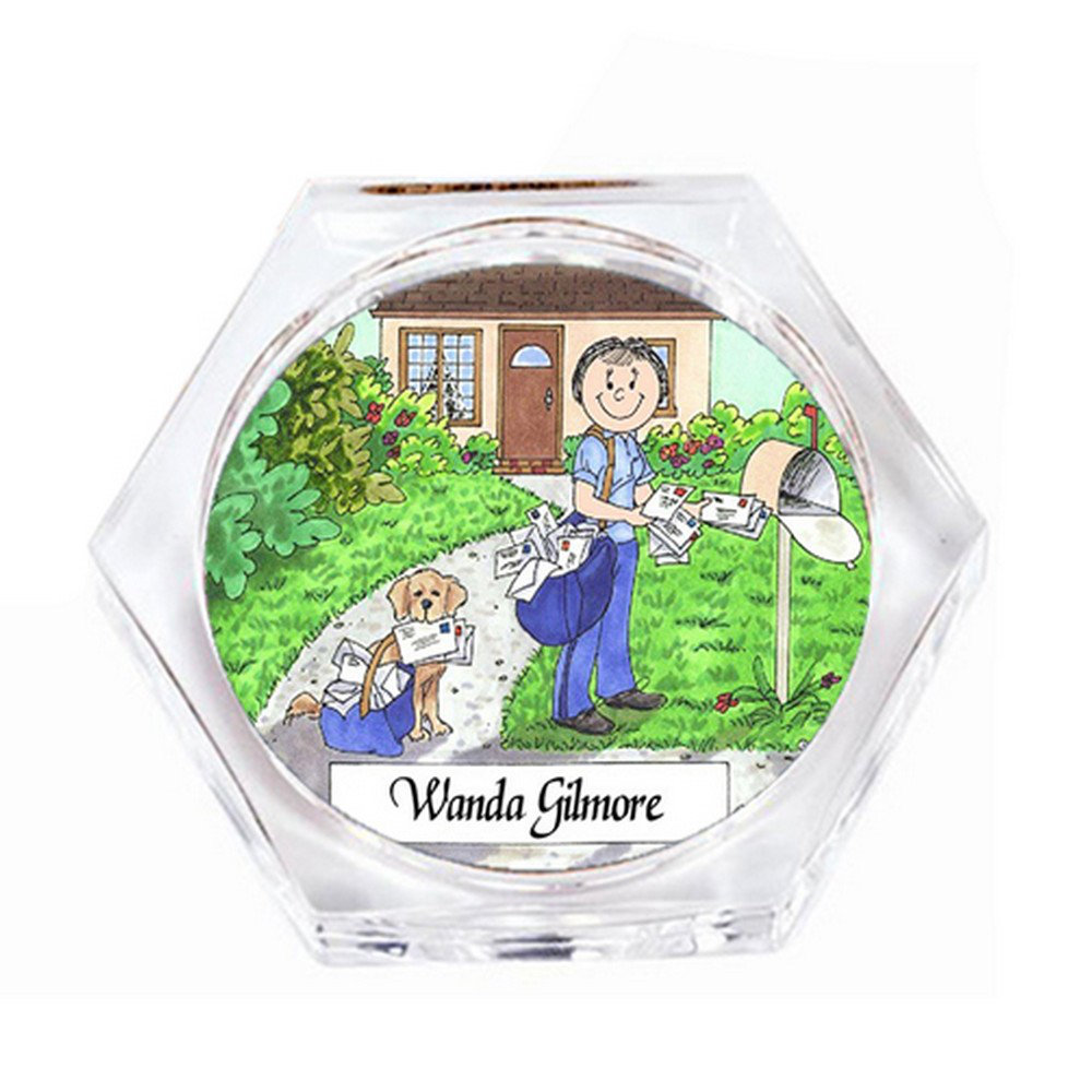 Trinx Postal Worker Great for Mail Carrier Coaster | Wayfair