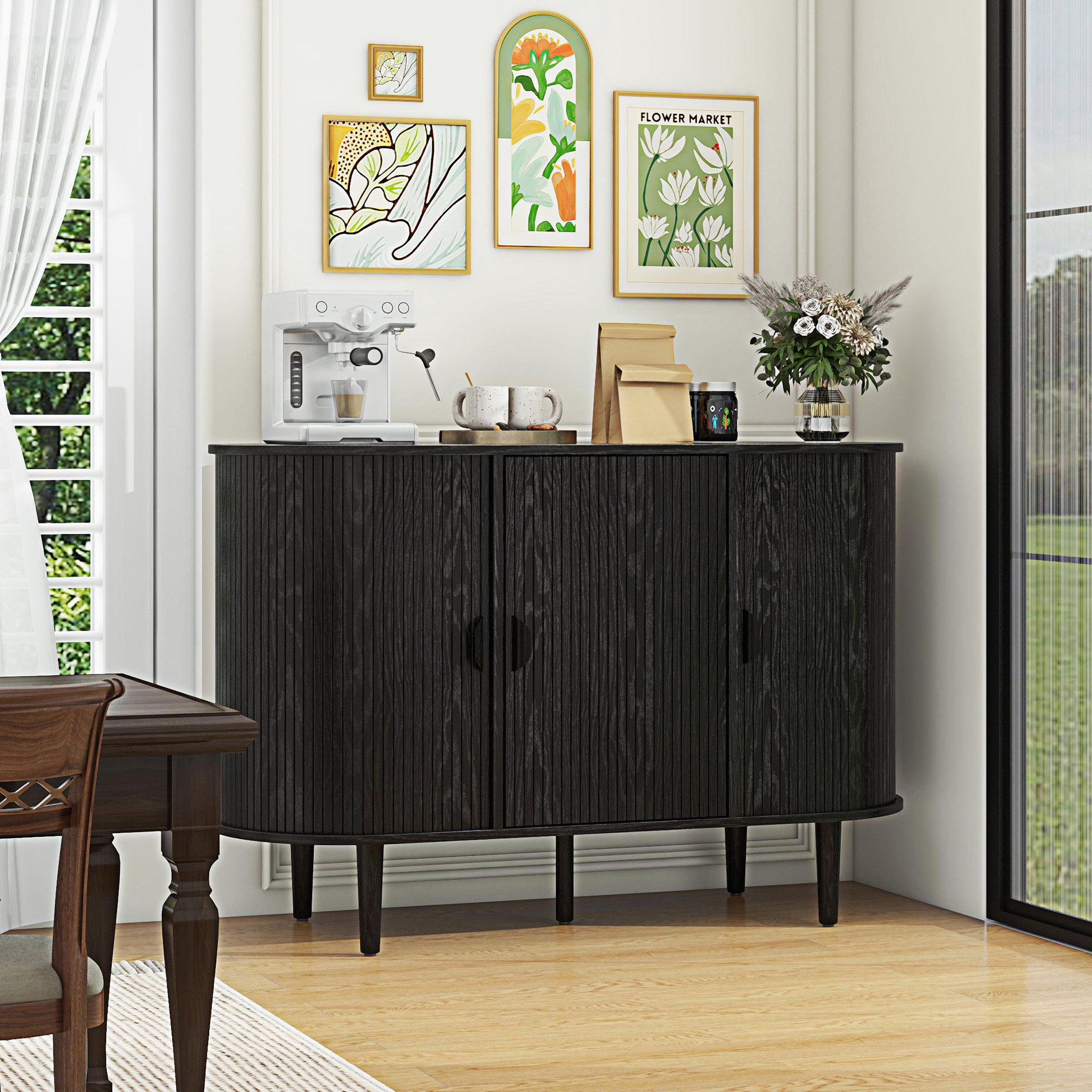 Ophelia & Co. 3 Door Buffet Cabinet | Wayfair