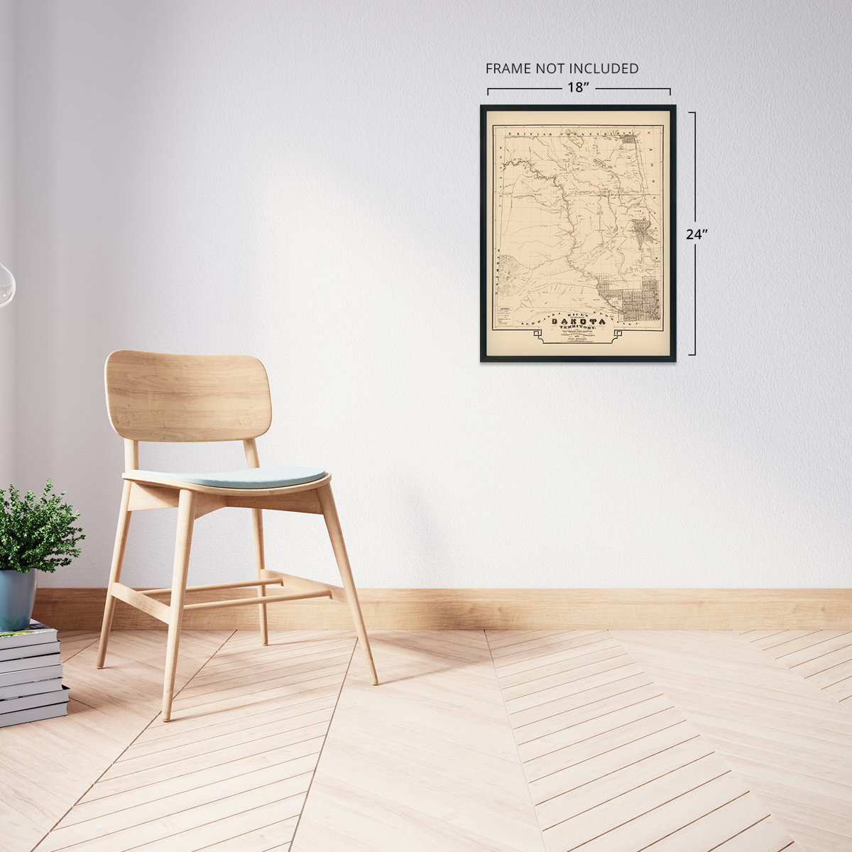 Williston Forge 1872 Dakota Territory Map - Vintage Map Of South Dakota ...