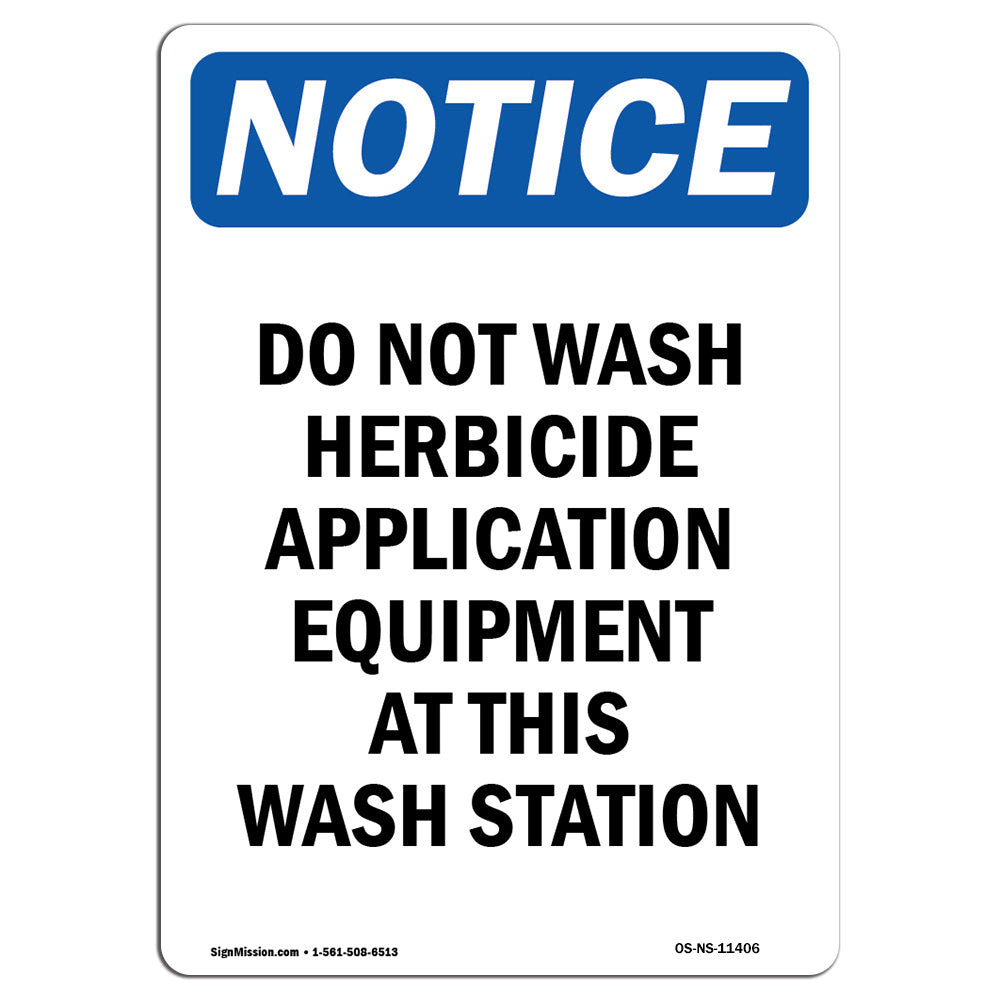SignMission Do Not Wash Herbicide Application Sign | Wayfair