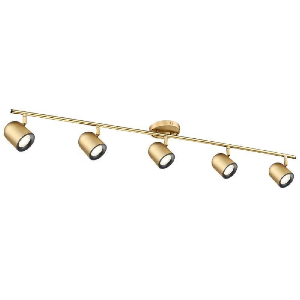 OLHAV 44" Adjustable LED Track Light,Gold Ceiling Track Lighting ...