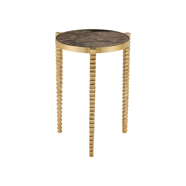 Currey & Company Corrado Stone End Table | Perigold