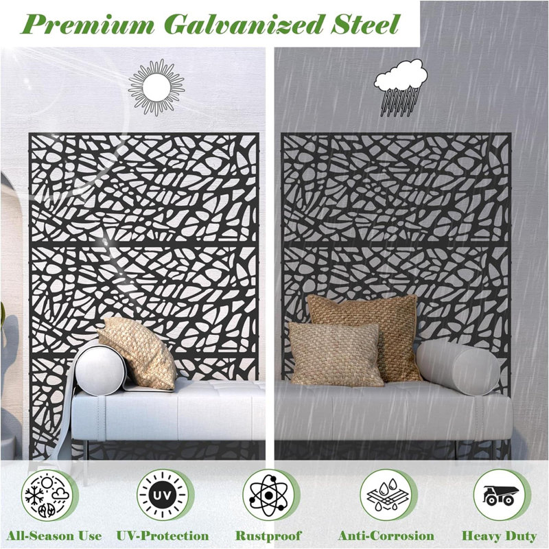 Ivy Bronx Freestanding outdoor indoor privacy screen | Wayfair