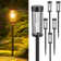 LETMY Low Voltage Solar Powered Integrated LED Pathway Light Pack ...