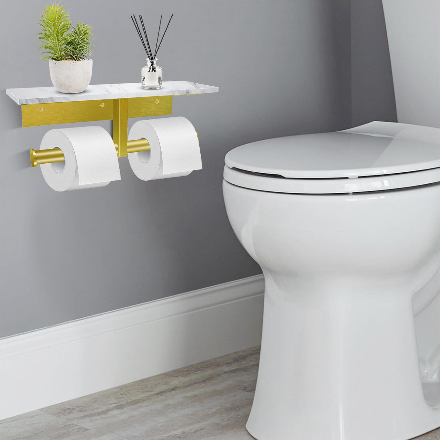 Elaine Mercure Wall Mount Toilet Paper Holder | Wayfair