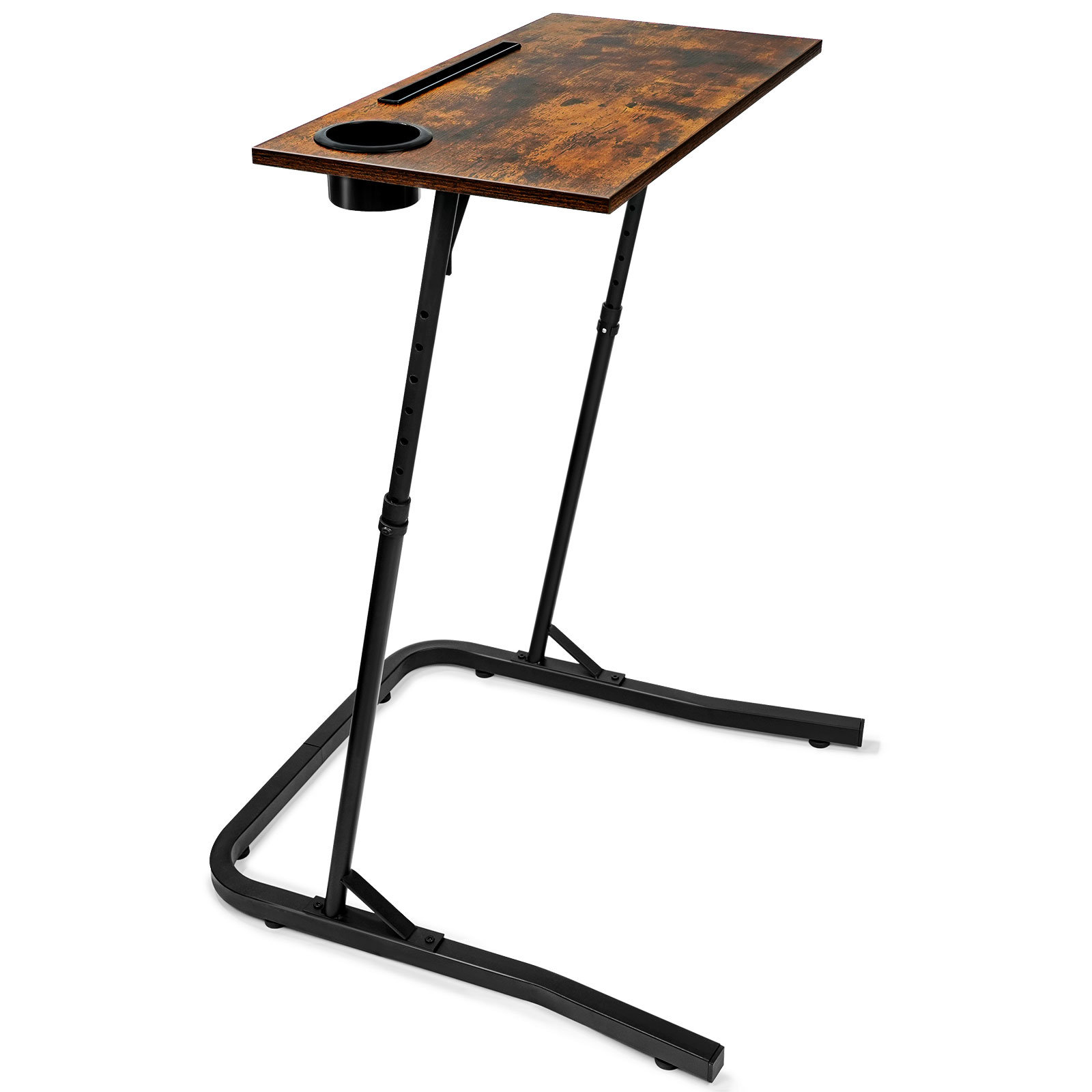 17 Stories Atlandida Adjustable Bike Trainer Desk, Treadmill Desk ...