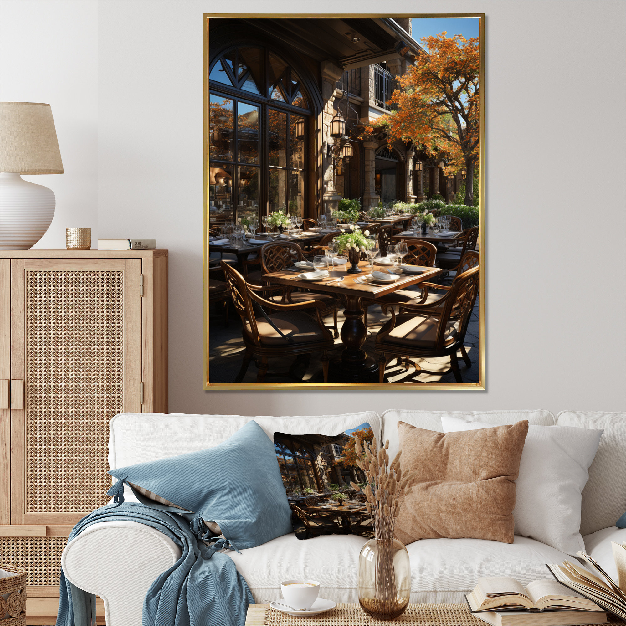 Ebern Designs Country Clubs Outdoor Dining III - Cityscapes Wall Art ...
